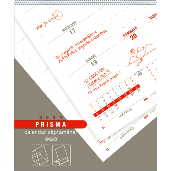 Office calendar ”PRISMA” - Samdam - Furnizorul tau de articole promotionale si textile ...